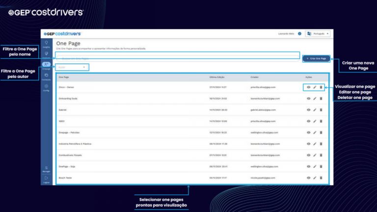O novo GEP COSTDRIVERS: Inteligência, precisão e controle total na ...